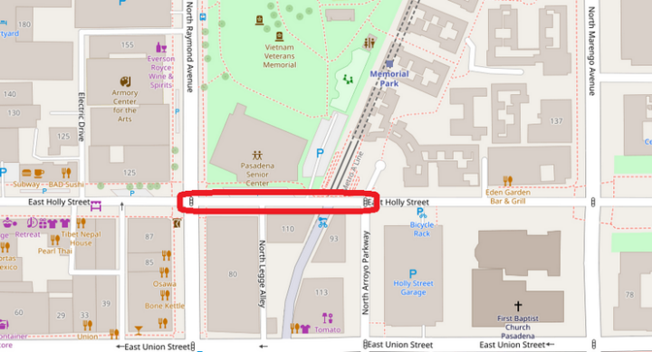 Ten Days of Street Closures Begin Today – Pasadena Now