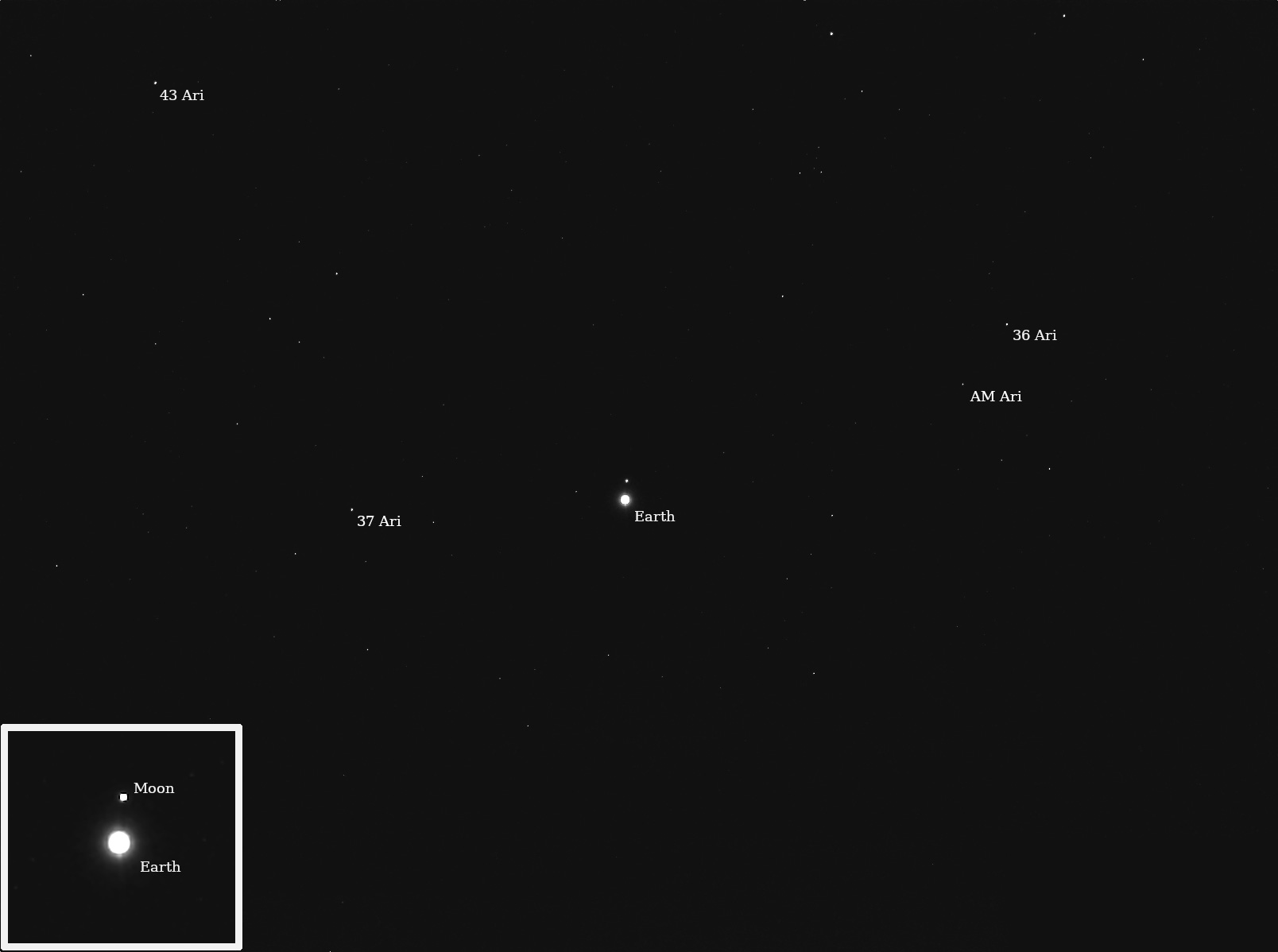 Psyche Spacecraft Captures Picture of Earth and Moon From Deep Space ...